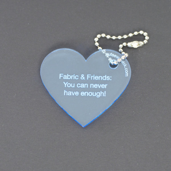 Heart Keychain: Fabric & Friends – Cut Sew Quick